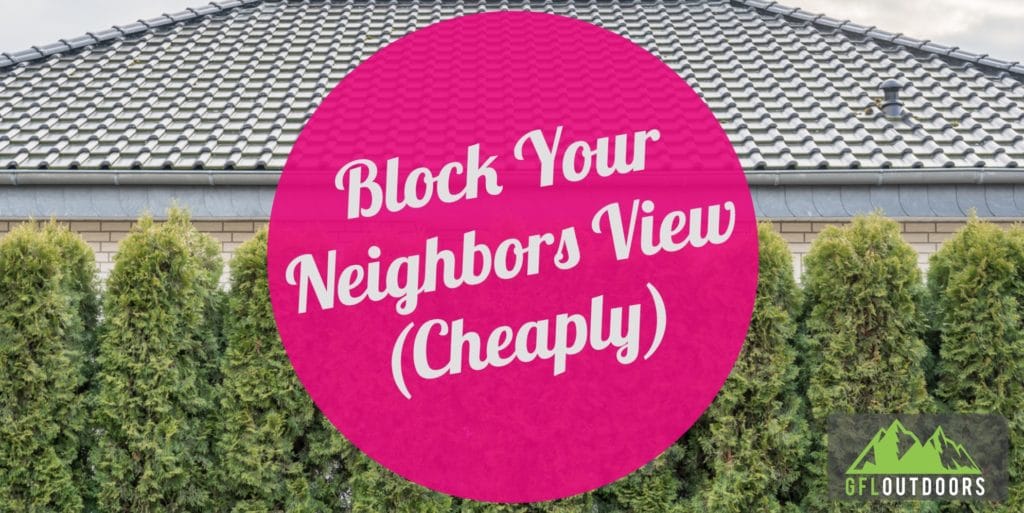 10 Cheap Ways to Block Neighbors View - GFL Outdoors